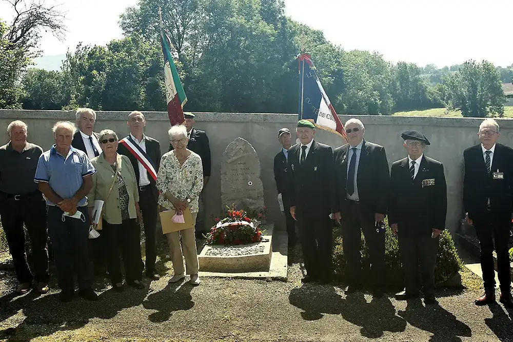 La tombe d’Émile Tercier rénovée (Le Souvenir Français 74)