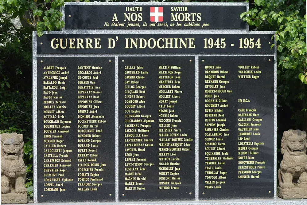 In Memoriam Indochine - Liste des 148 Soldats Haut-Savoyards morts pour la France, lors de la ...